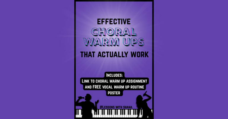 Effective Choral Warm-Ups That Actually Work – Lessons With Shana