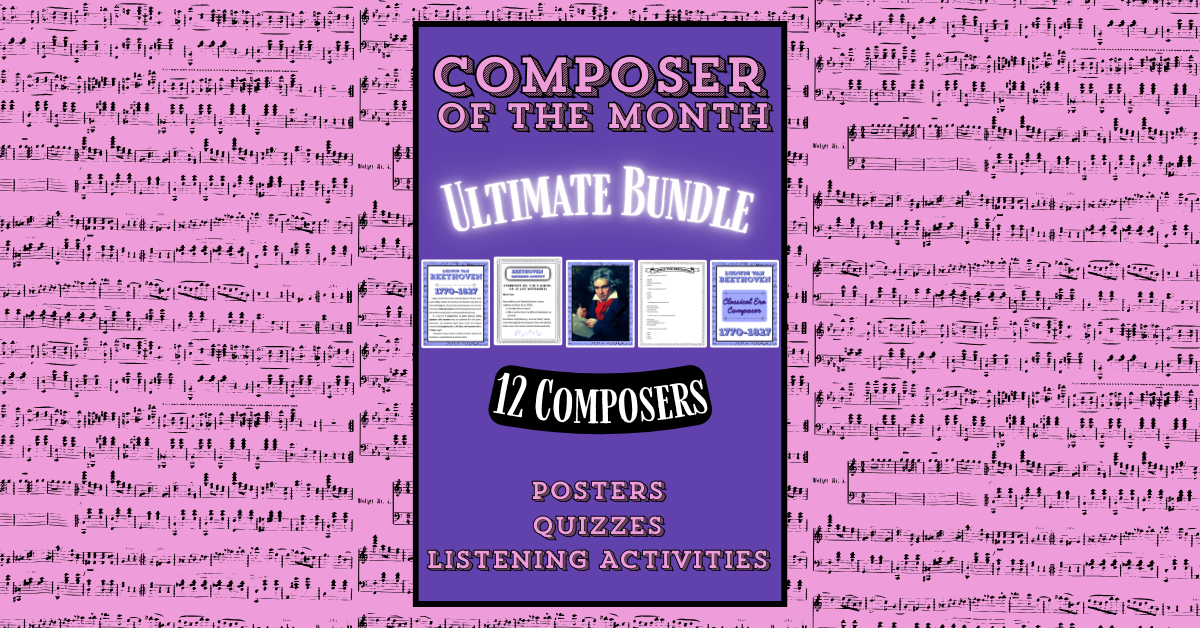 Composer of the Month Bundle: Simplify Your Lessons – Lessons With Shana